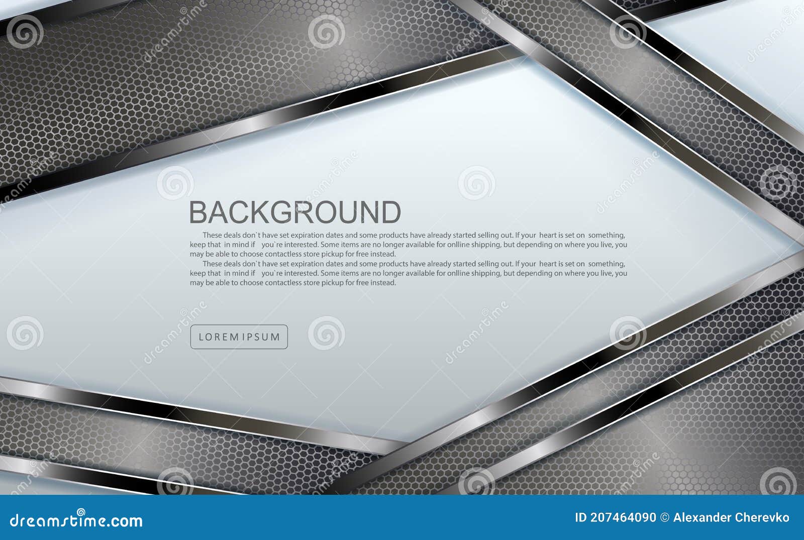 White Design With Mesh Bezels With Metallic Border Stock Photography ...