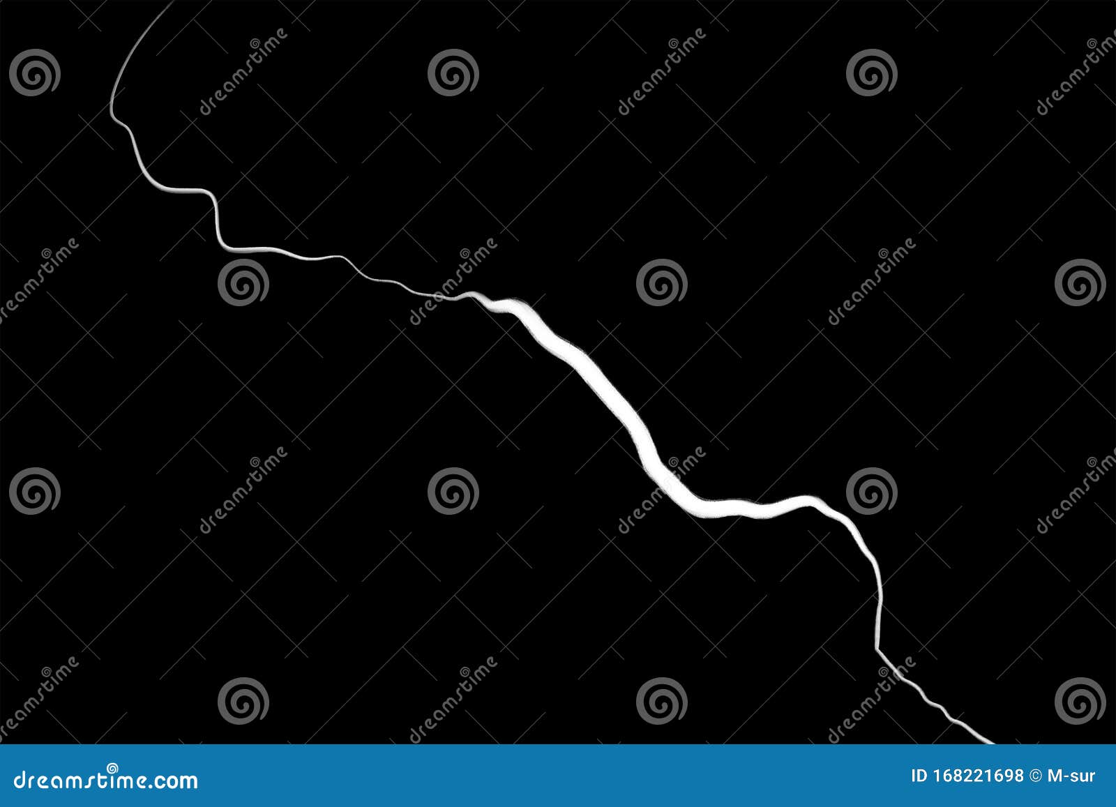 White Diagonal Line and Stroke on Plain Black Background Stock ...
