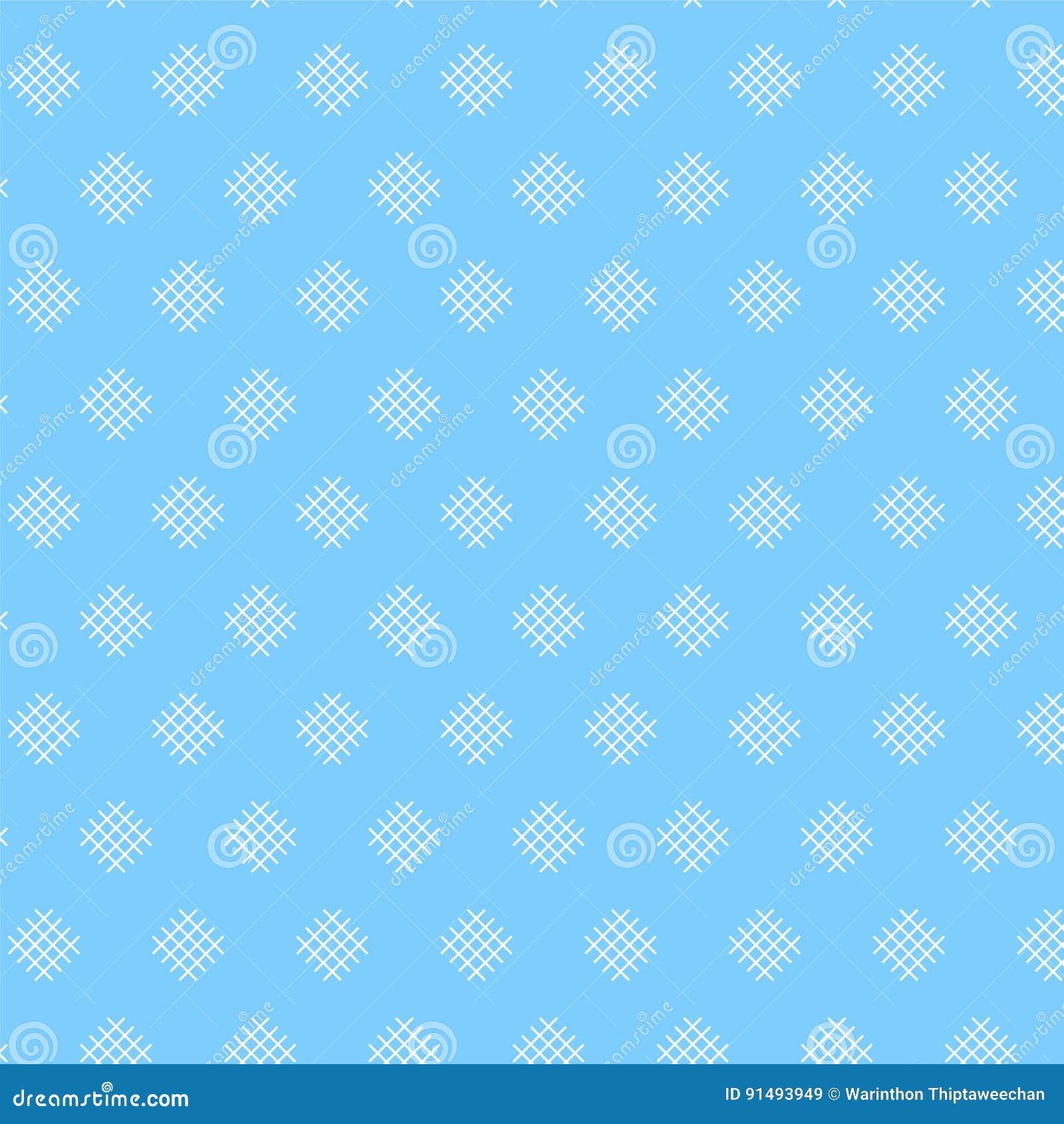White Diamond Shape Weave Pattern on Soft Blue Background Stock Vector ...