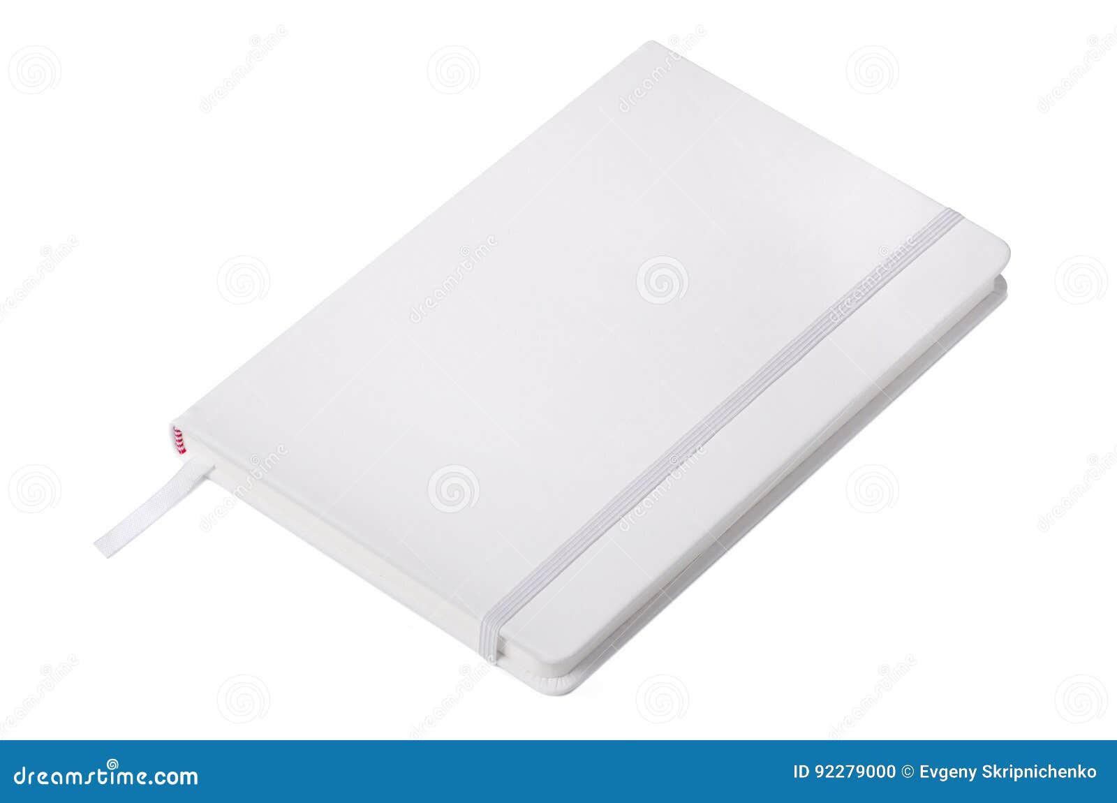 White Diary isolated stock photo. Image of fashion, brochure - 92279000
