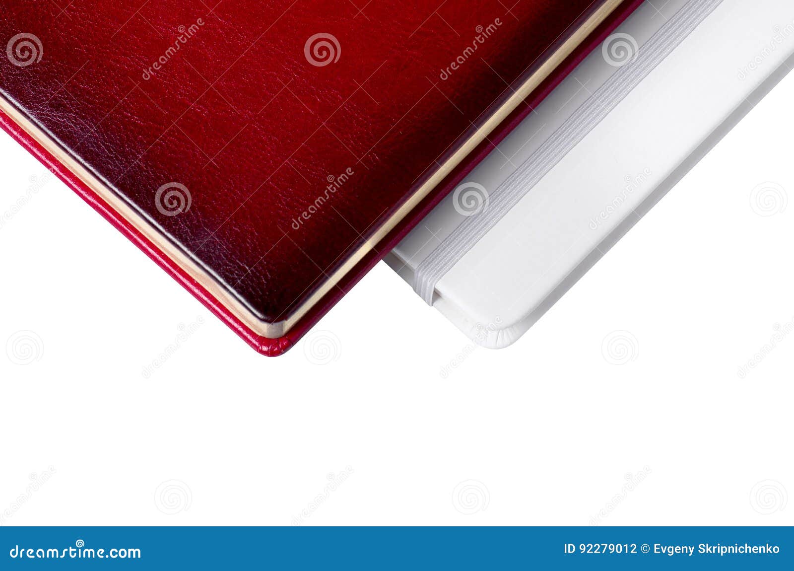 White Diary isolated stock photo. Image of cover, modern - 92279012