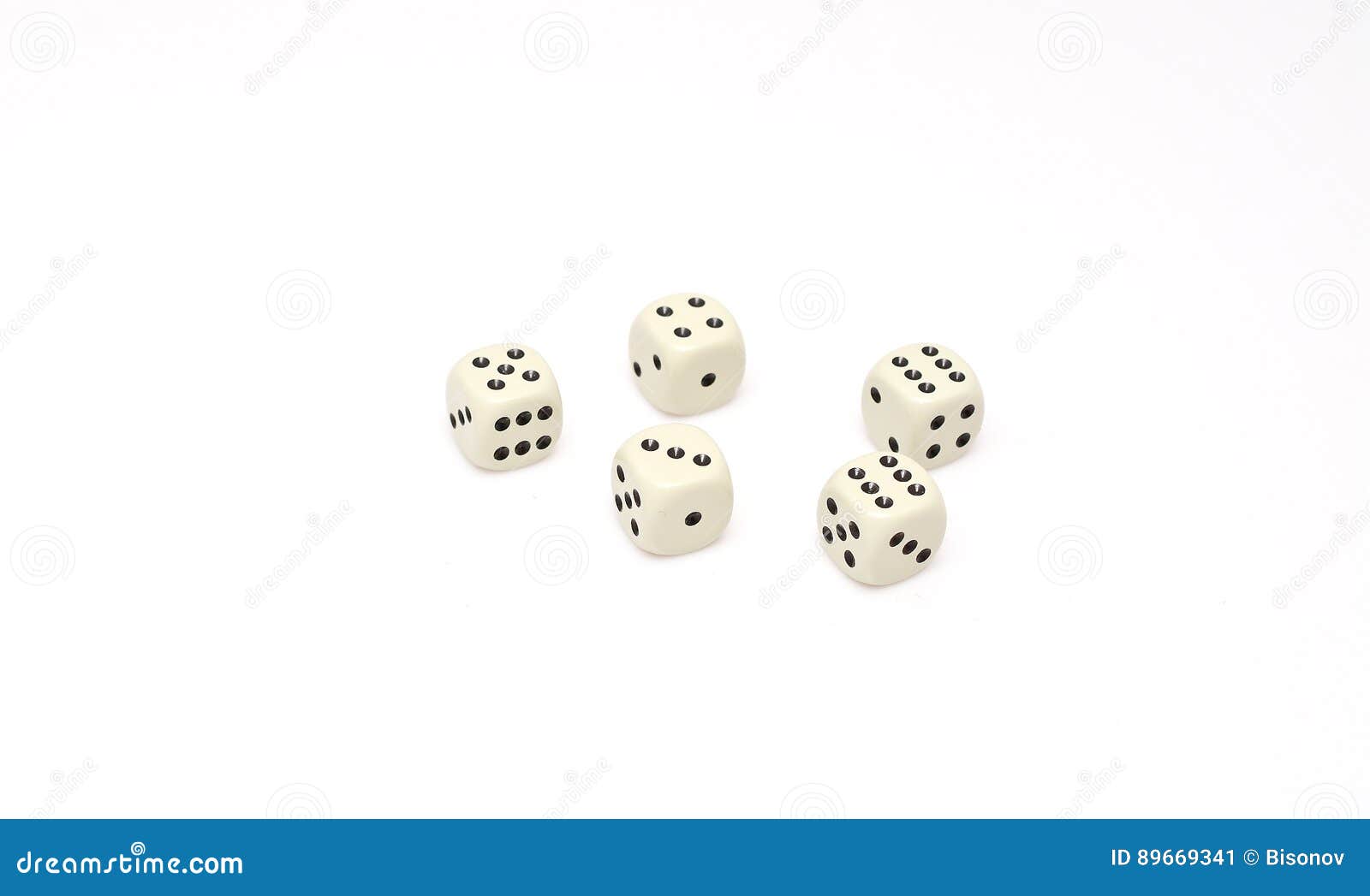 White Dice Isolated on White Background Stock Image - Image of cube ...