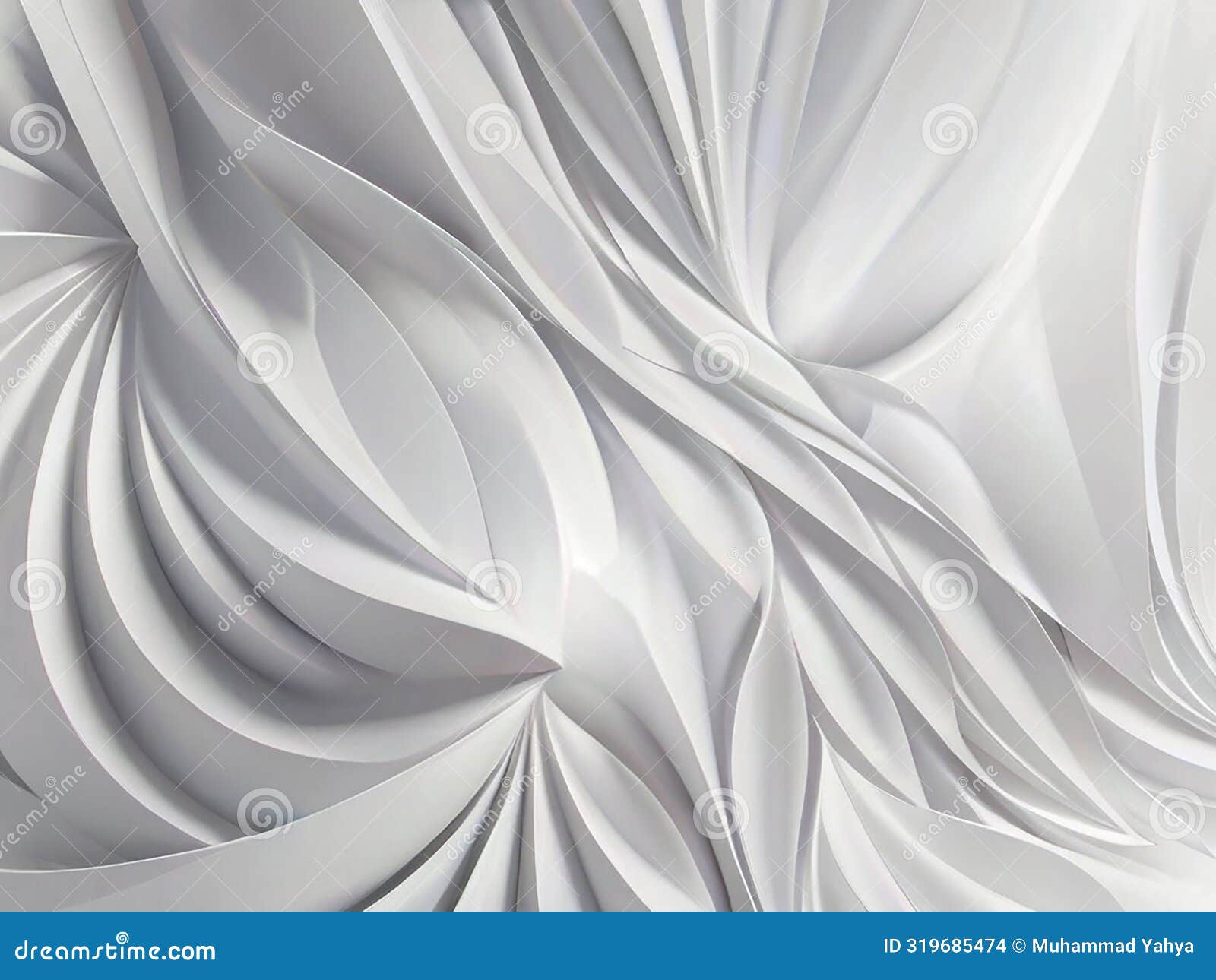 White Digital Art, Abstract Background Stock Illustration ...