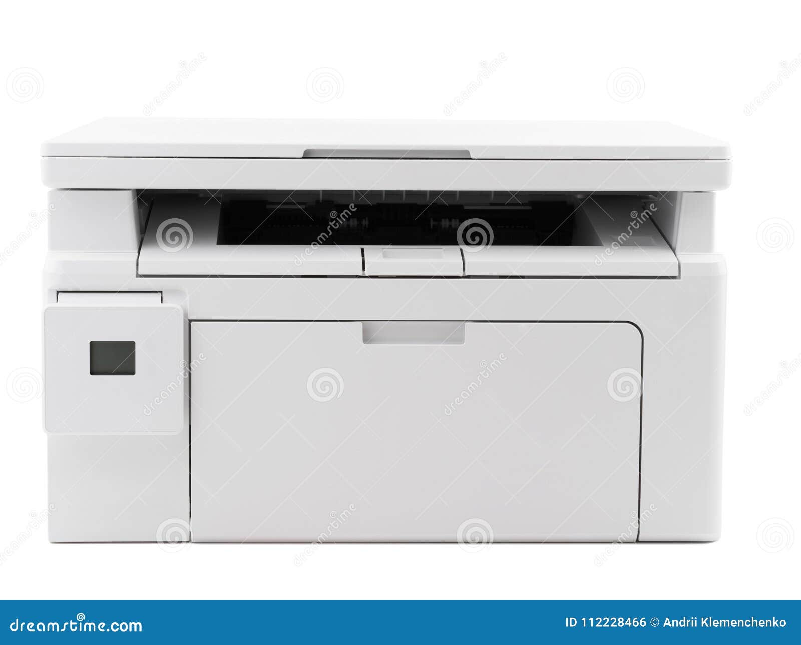 White Digital Printer Isolated on White Background Stock Photo - Image ...
