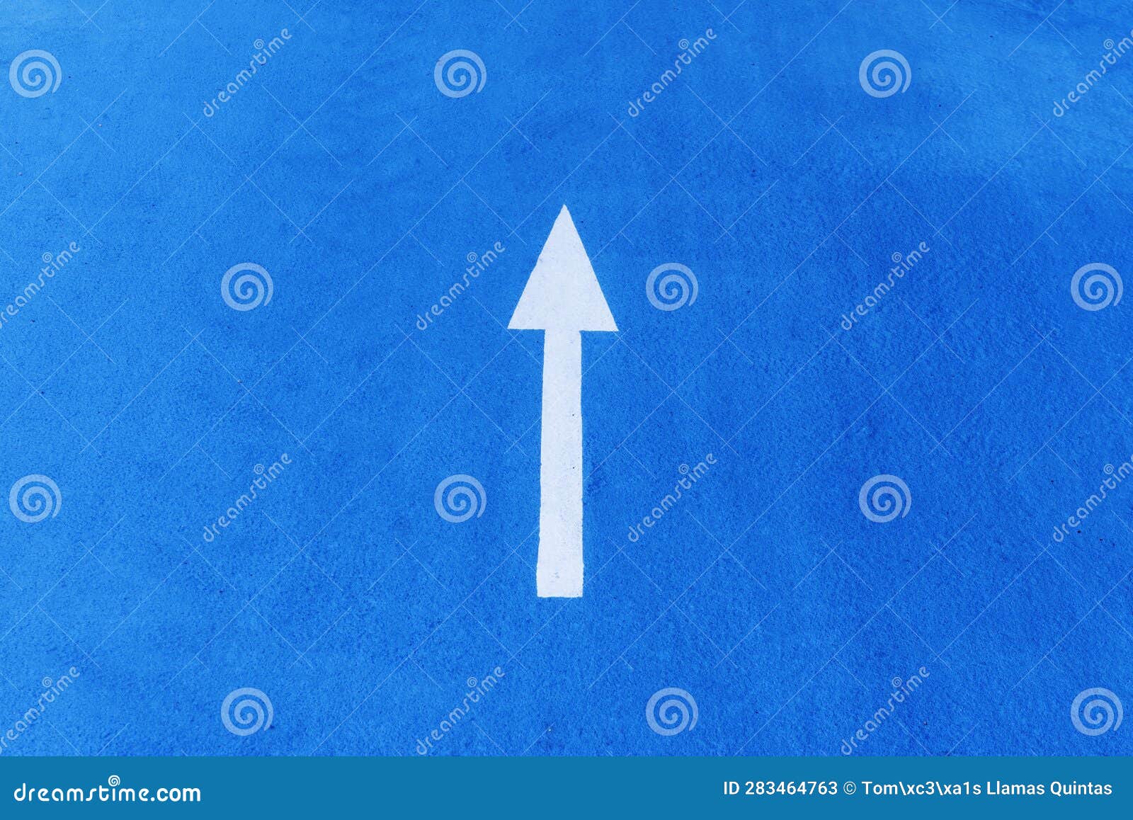 A White Direction Sign on a Blue Stock Image - Image of modern, crack ...