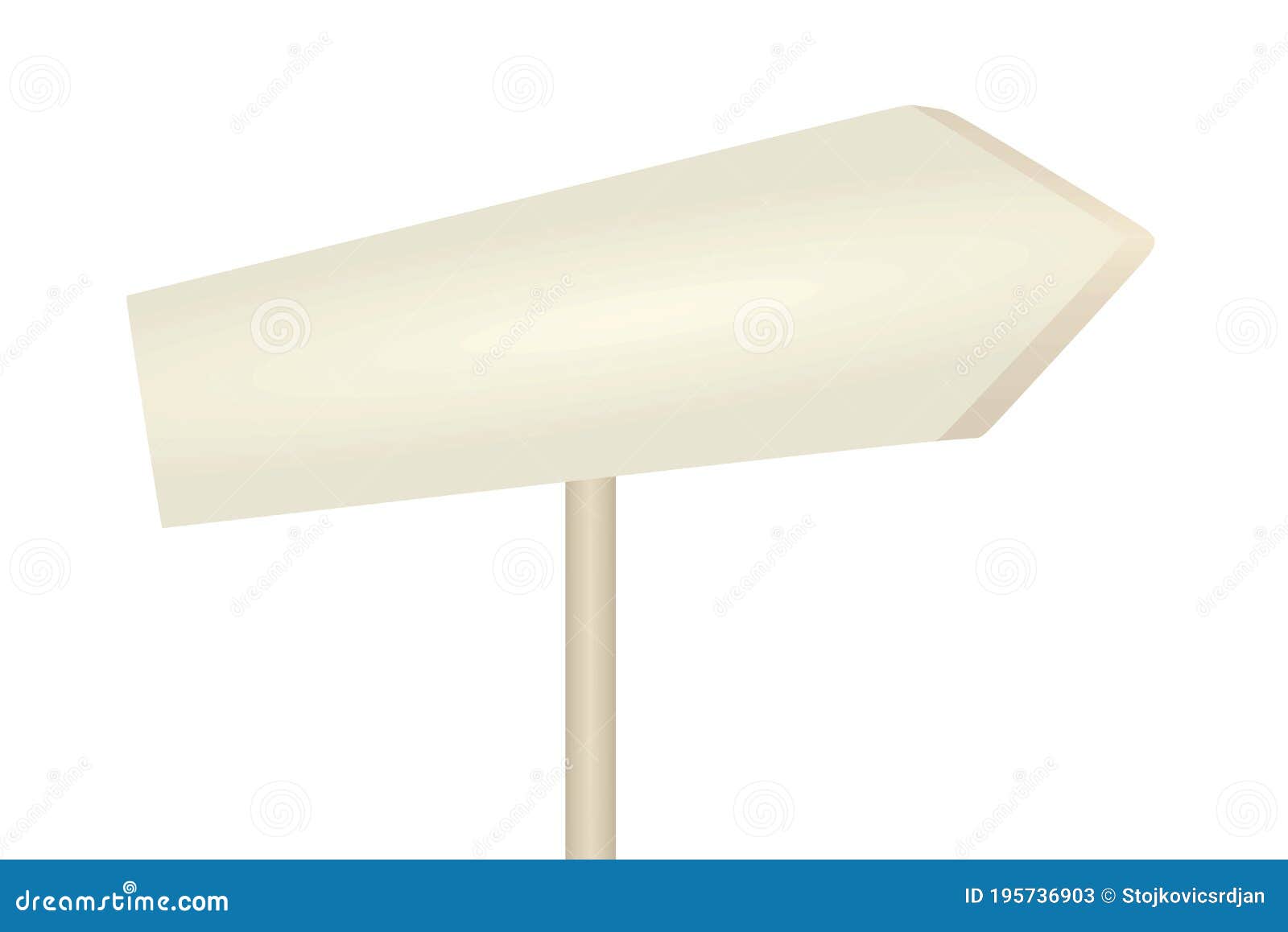 White direction sign stock vector. Illustration of design - 195736903