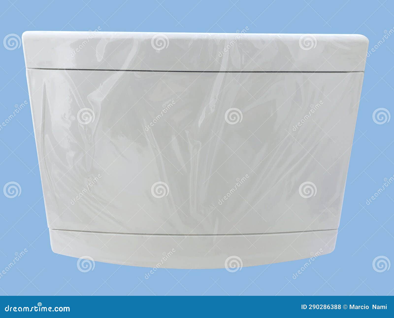 White Distribution Box without Circuit Breakers Sealed Stock Photo ...