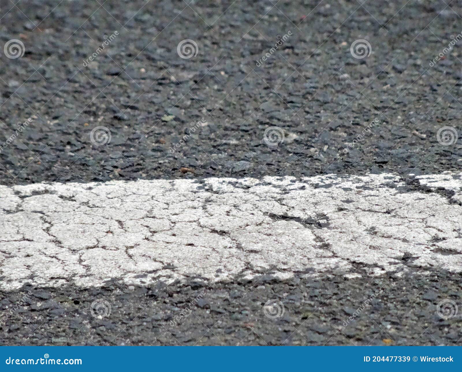 White Dividing Line on the Asphalt Stock Image - Image of roadside ...