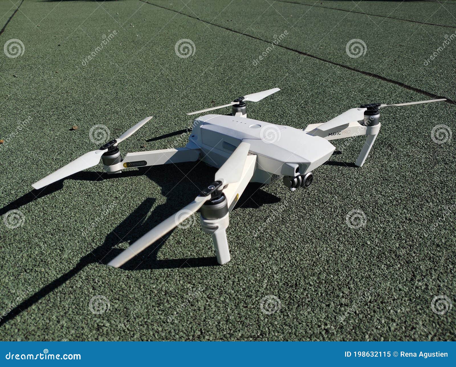 White Dji Phantom Drone before Take Off Editorial Image - Image of ...