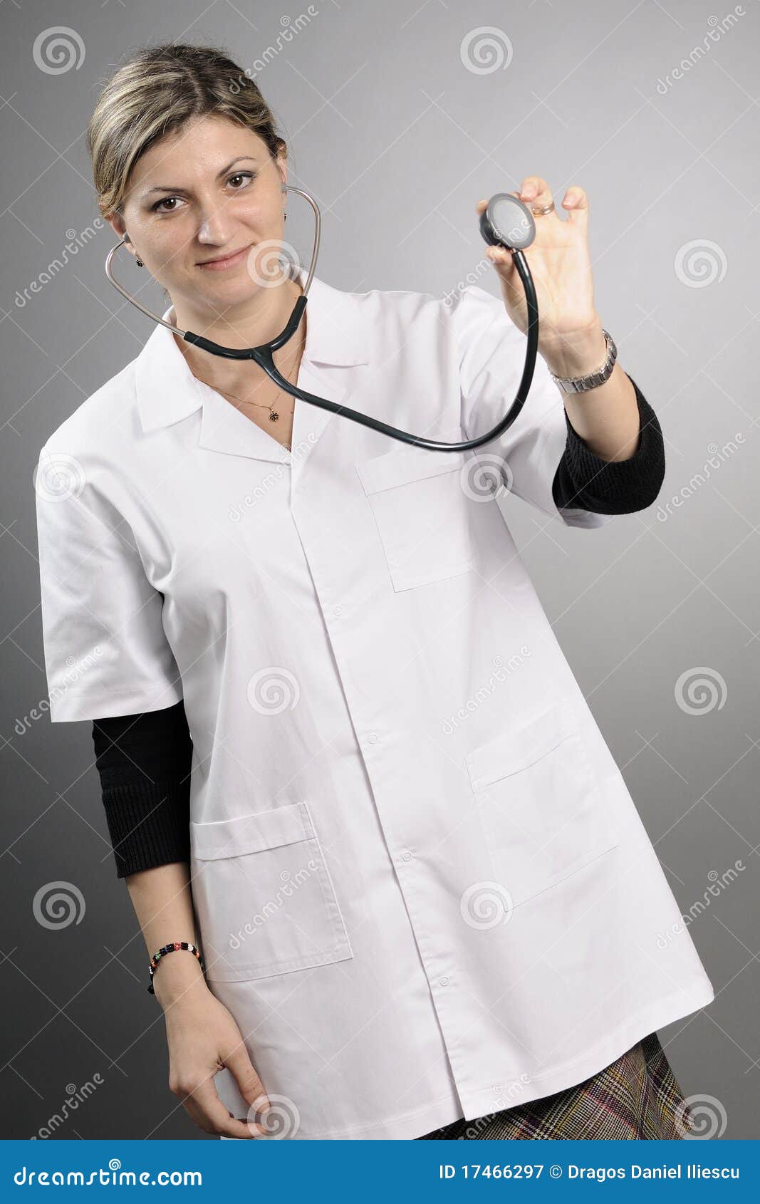 White doctor working stock image. Image of instrument - 17466297