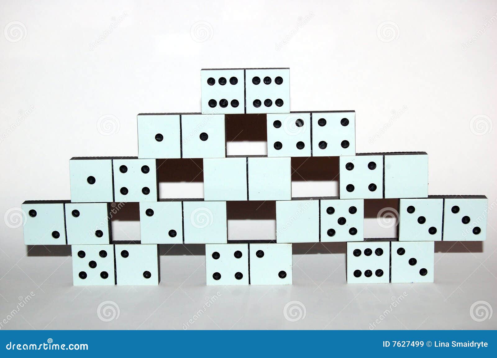 White domino stones stock image. Image of leisure, fall - 7627499