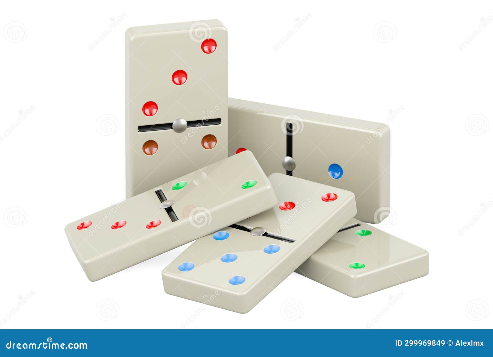 White Domino Full Set. Classic Game Dominoes In Flat Style. Dominoes ...