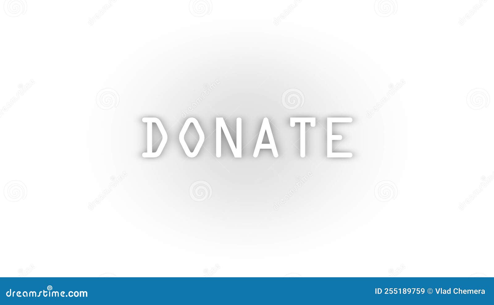 White Donate Icon with Shadow Isolated on White Background. Stock Video ...