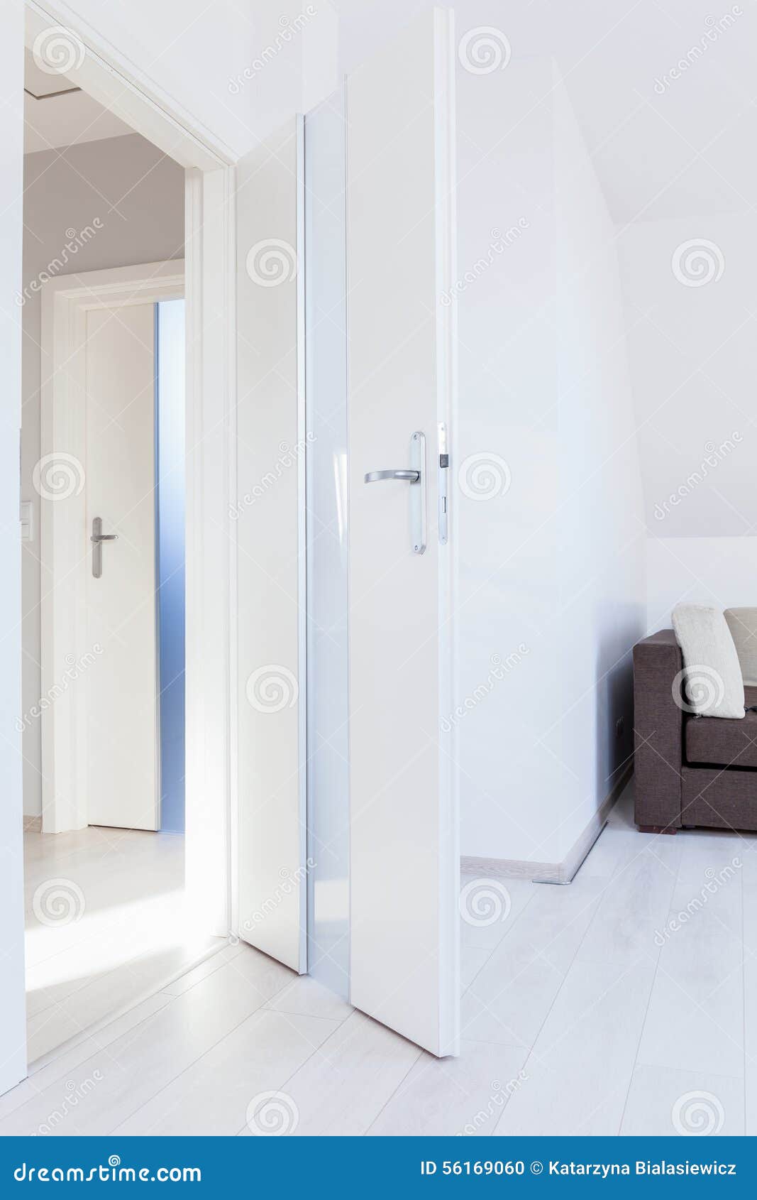 White Door with Glass Elements Stock Photo - Image of house, residence ...