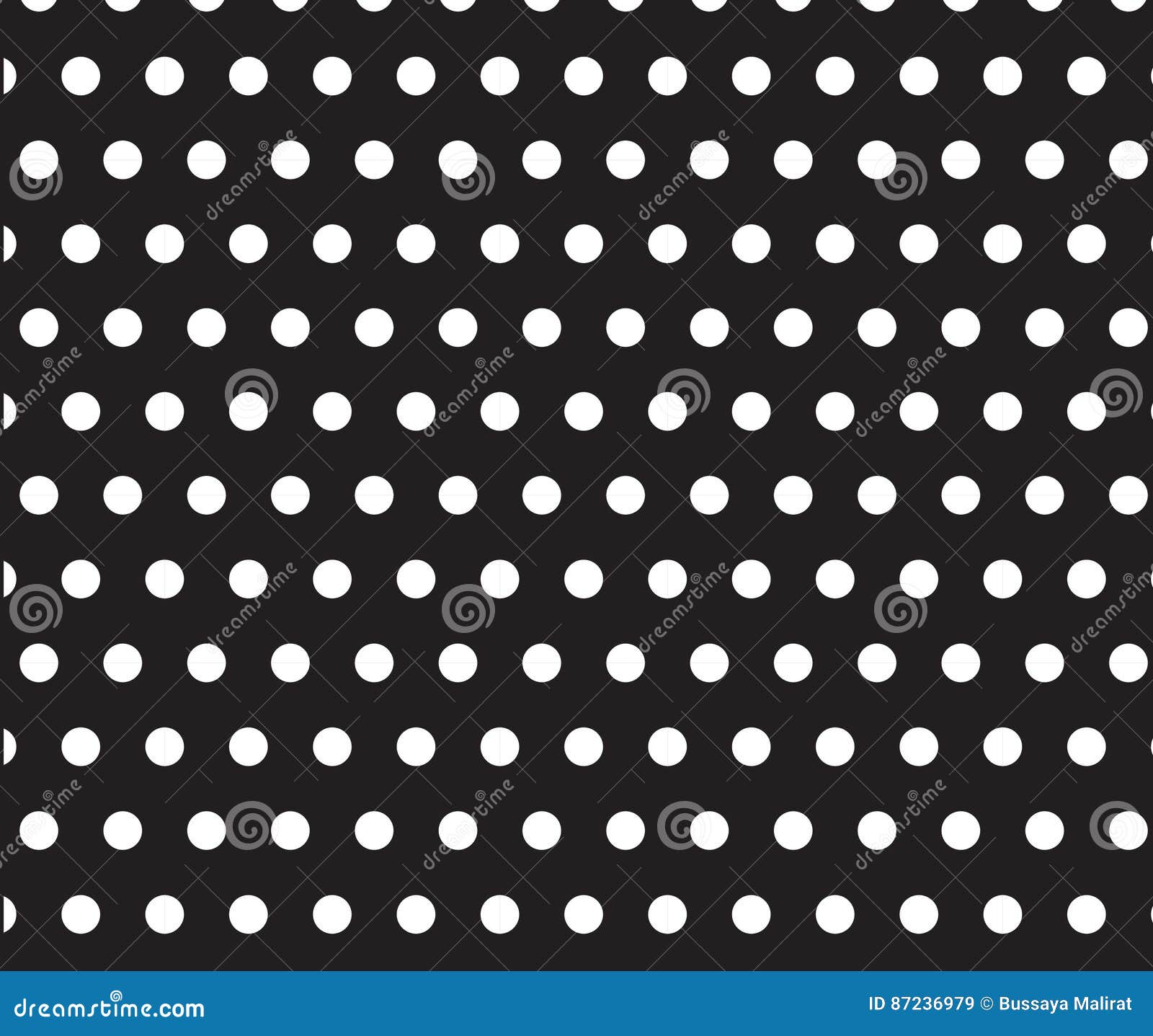 White Dot Pattern on Black Background Stock Vector - Illustration of ...