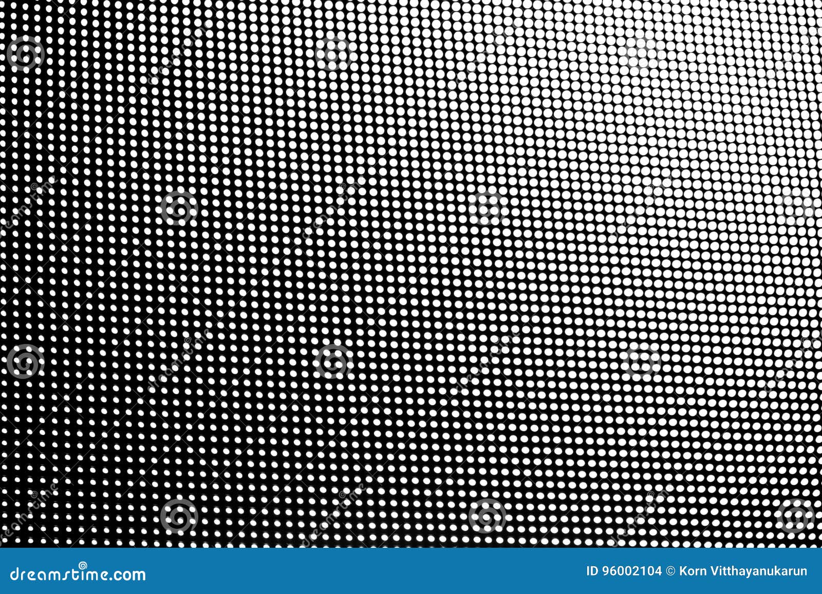 White Dot Pattern Fade Size Gradient Row Stock Photo - Image of ...