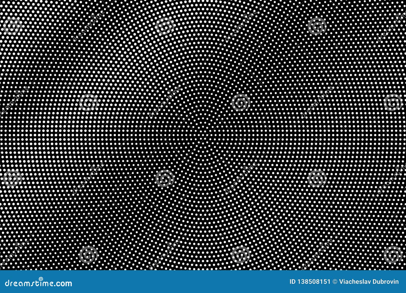 White Dots on Black Background. Distressed Halftone Vector Texture ...