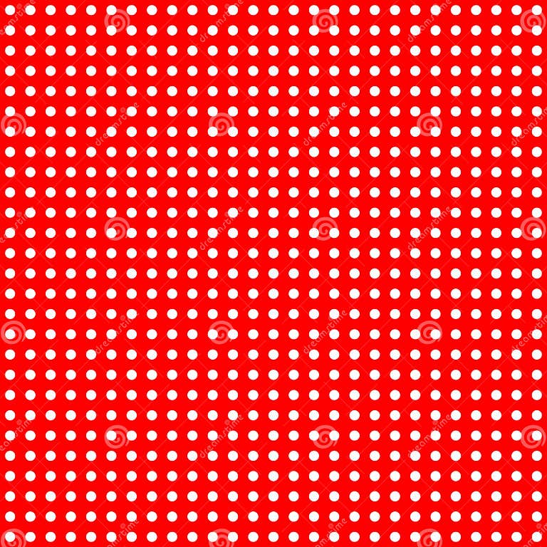 White Dots on Red Pattern stock illustration. Illustration of spot ...