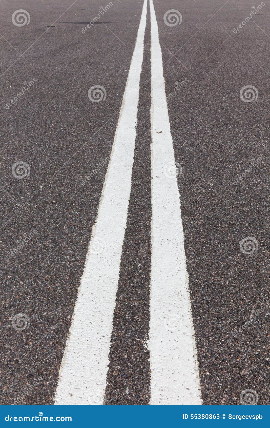 White double solid line. stock image. Image of dark, rules - 55380863