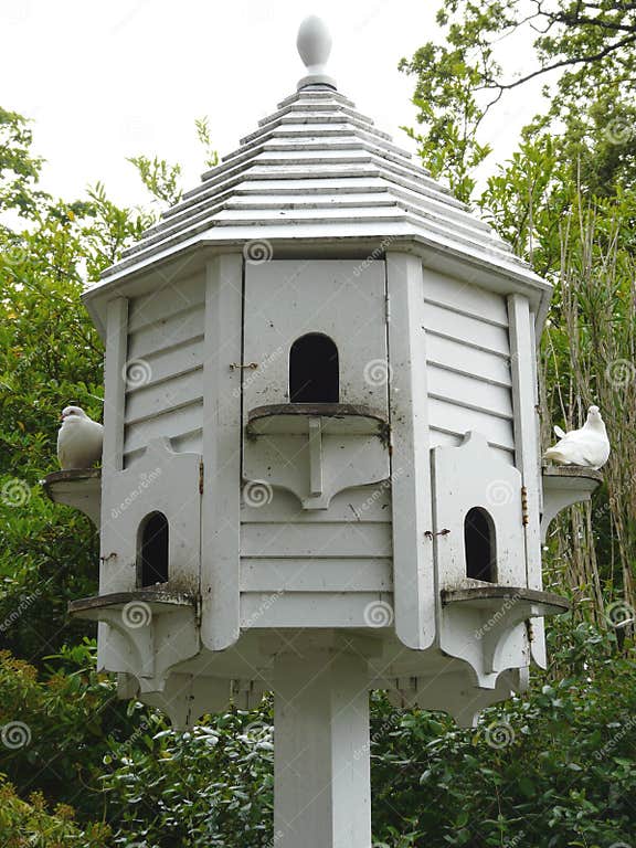 White dovecot stock image. Image of wooden, flying, rustic - 11187967
