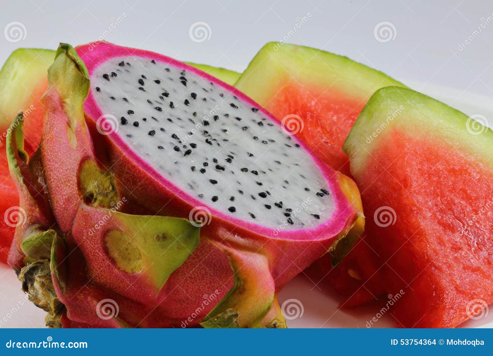 White Dragon Fruit Watermelon Stock Photo - Image of pitaya, healthy ...