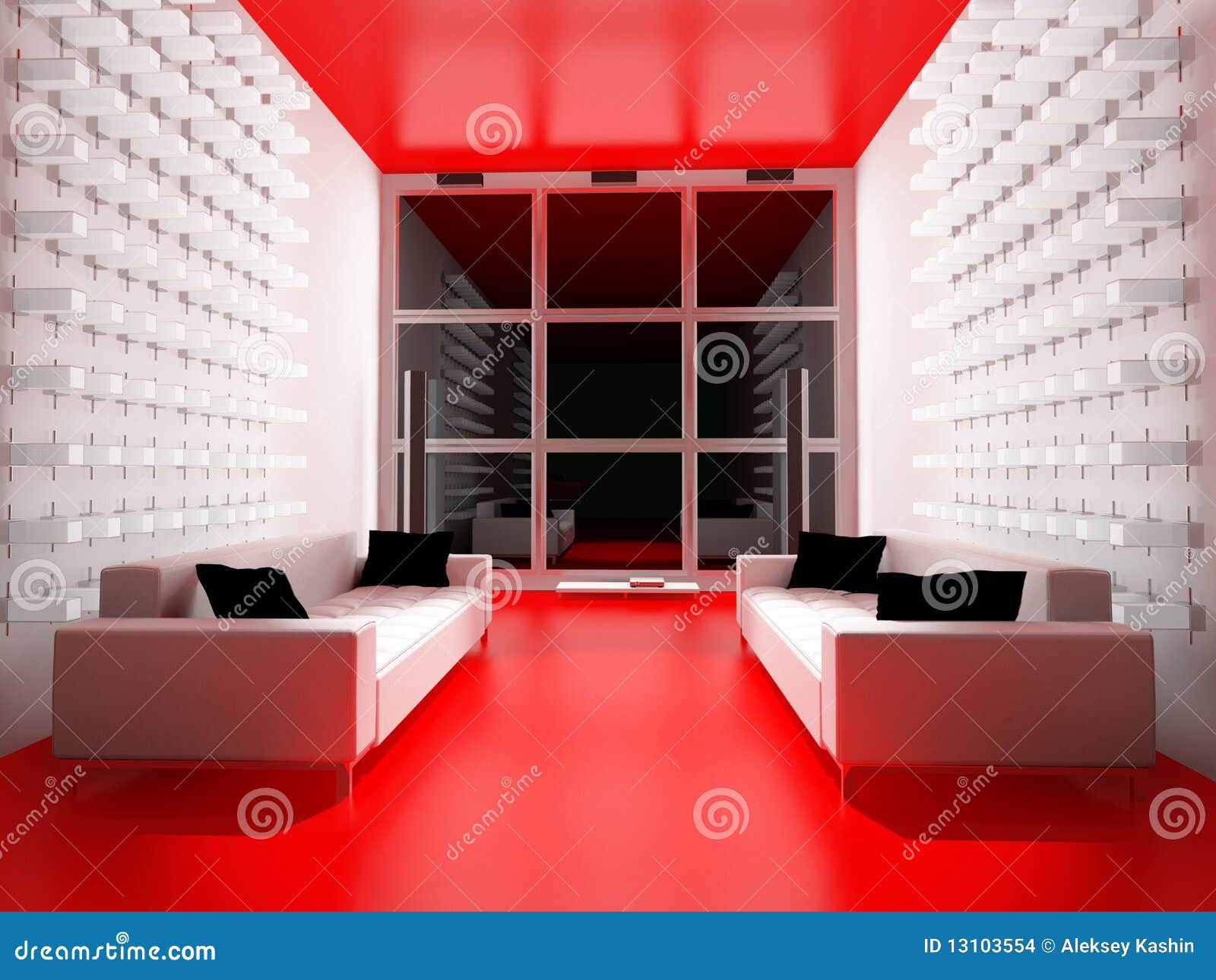 White drawing room stock illustration. Illustration of apartment - 13103554