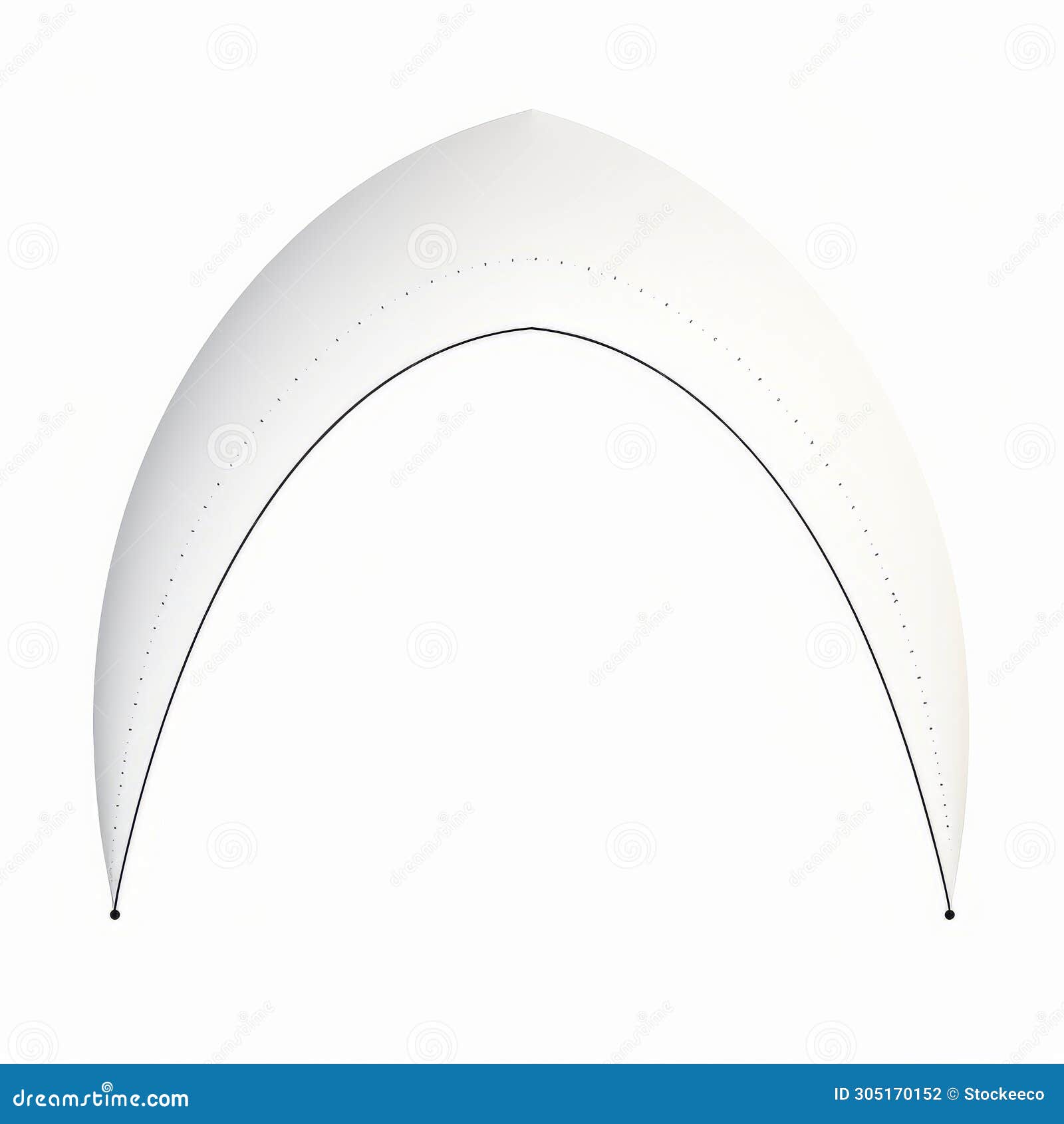 Curvaceous Airplane Diagram: Upside Down Arch in High Resolution Stock ...