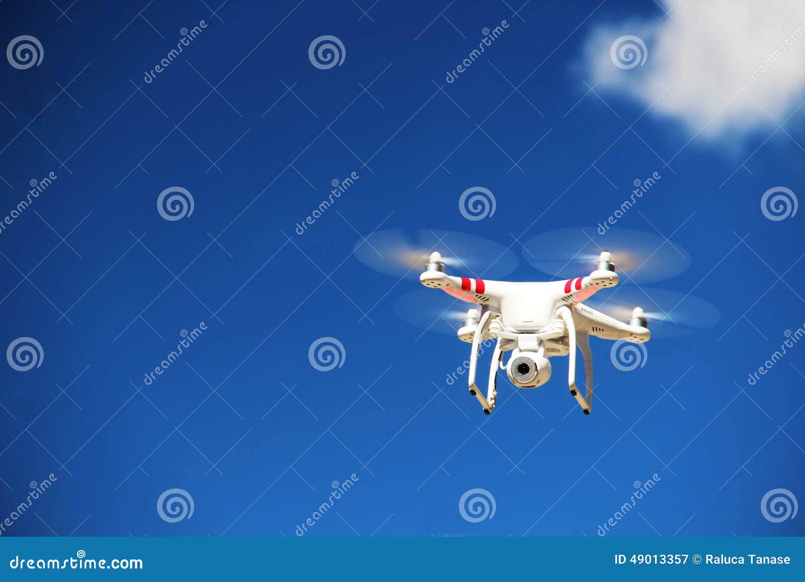 White Drone stock image. Image of camera, drone, blue - 49013357