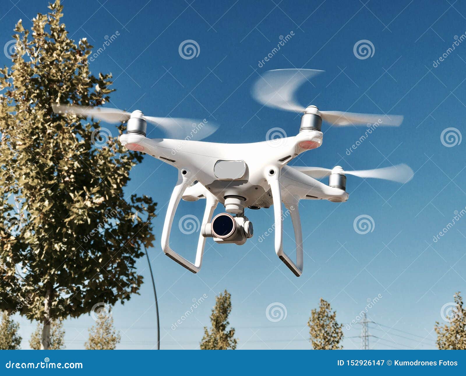 White drone flying stock image. Image of drone, white - 152926147