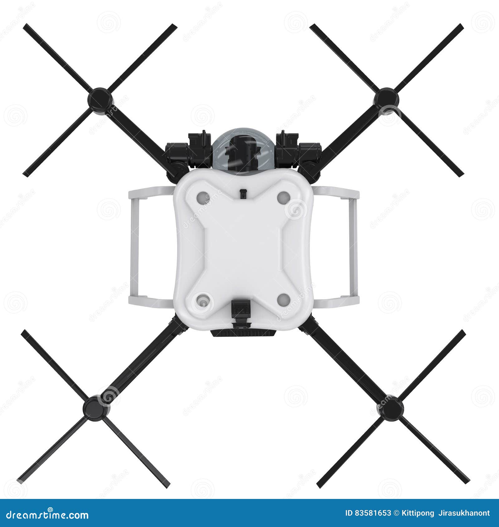 White drone isolated stock illustration. Illustration of electronic ...