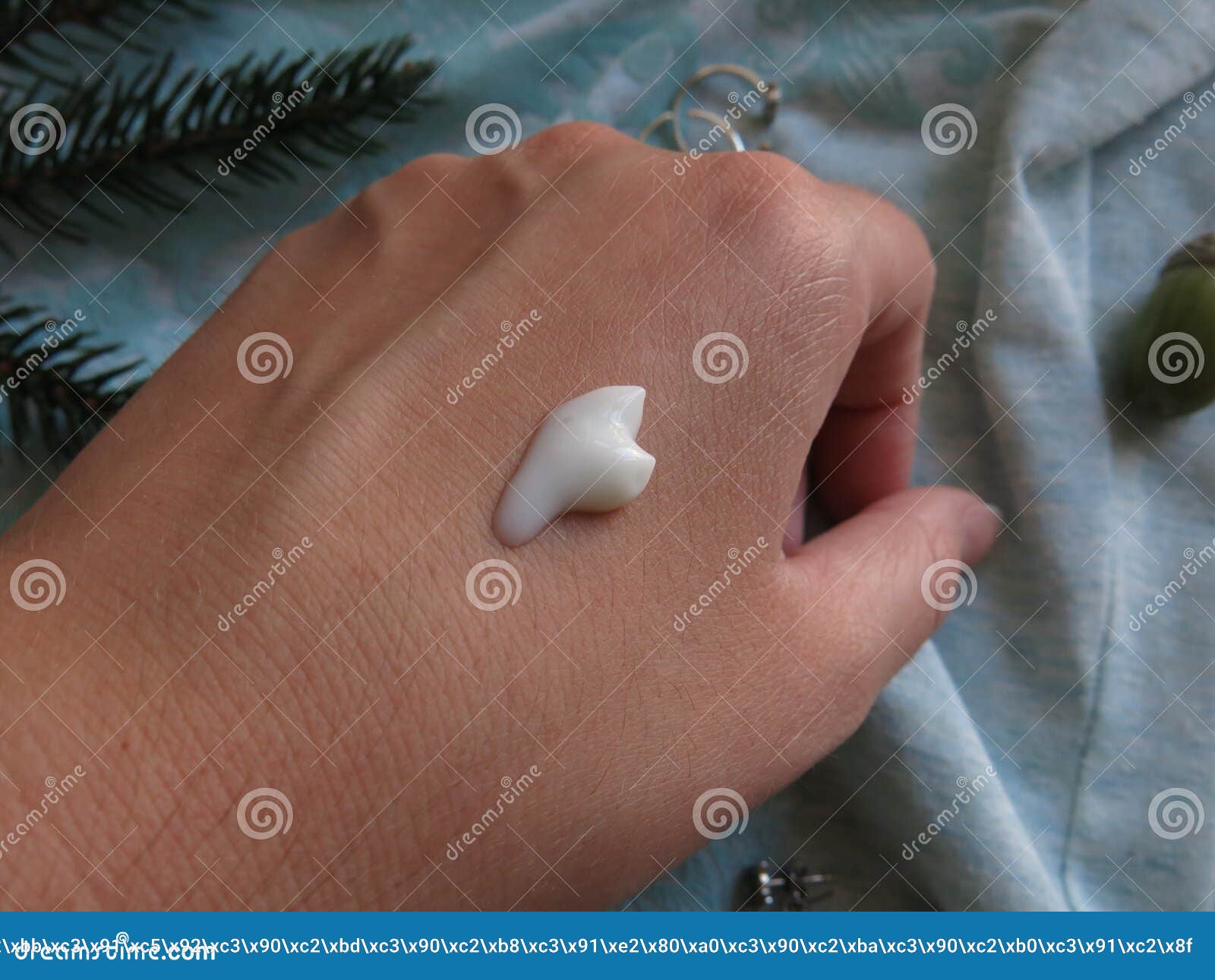 White Drop of the Skin Care Lotion Stock Photo - Image of color ...