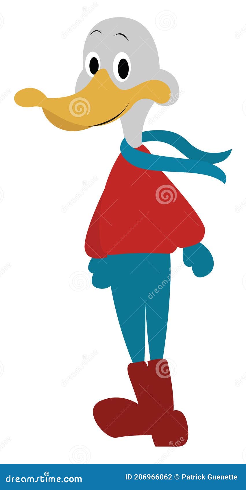 White Duck, Illustration, Vector Stock Vector - Illustration of ...