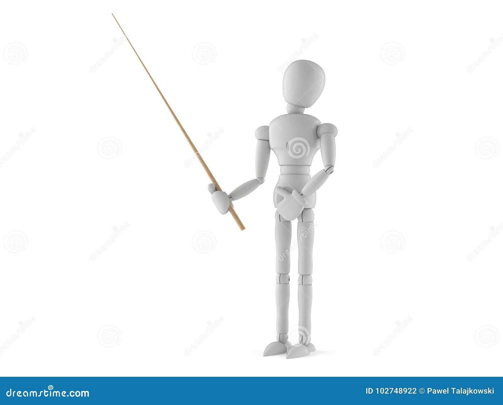 White Dummy Character Pointer Stick Stock Illustrations – 4 White Dummy ...