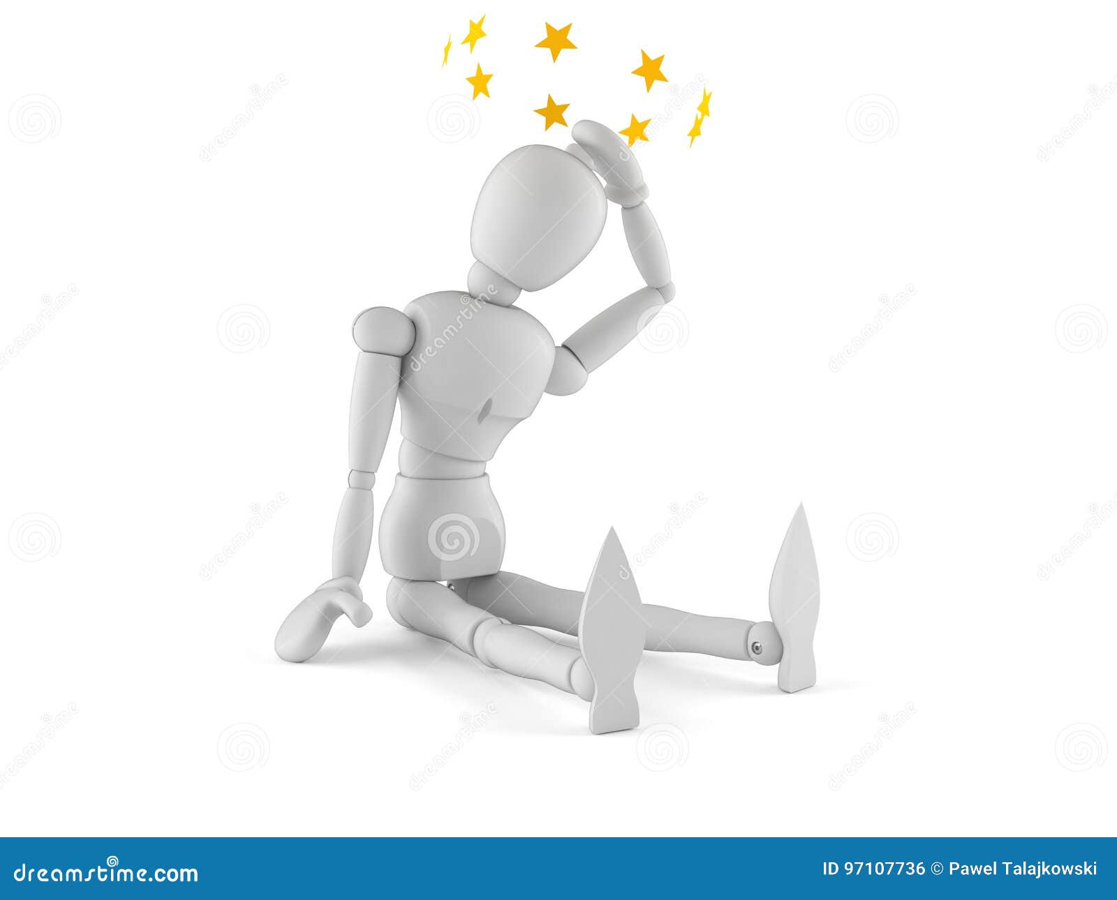 White dummy stock illustration. Illustration of cartoon - 97107736