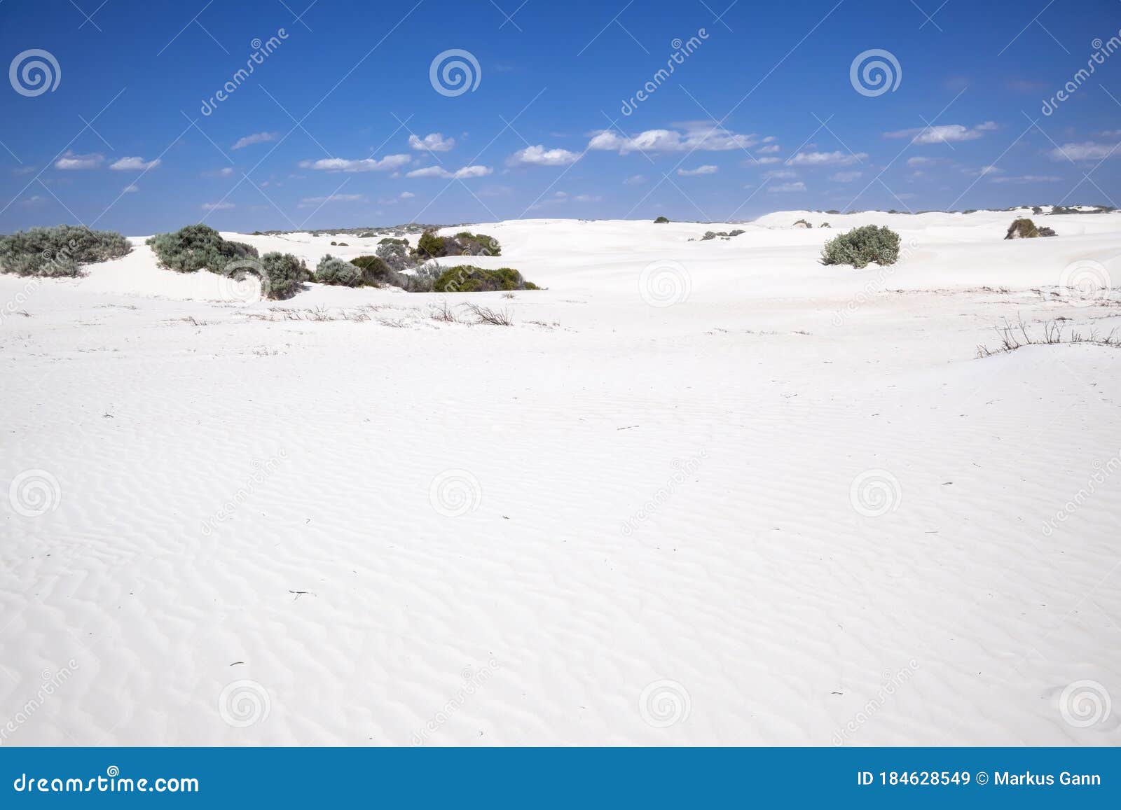 White Dune Sand Scenery Western Australia Stock Image - Image of ...