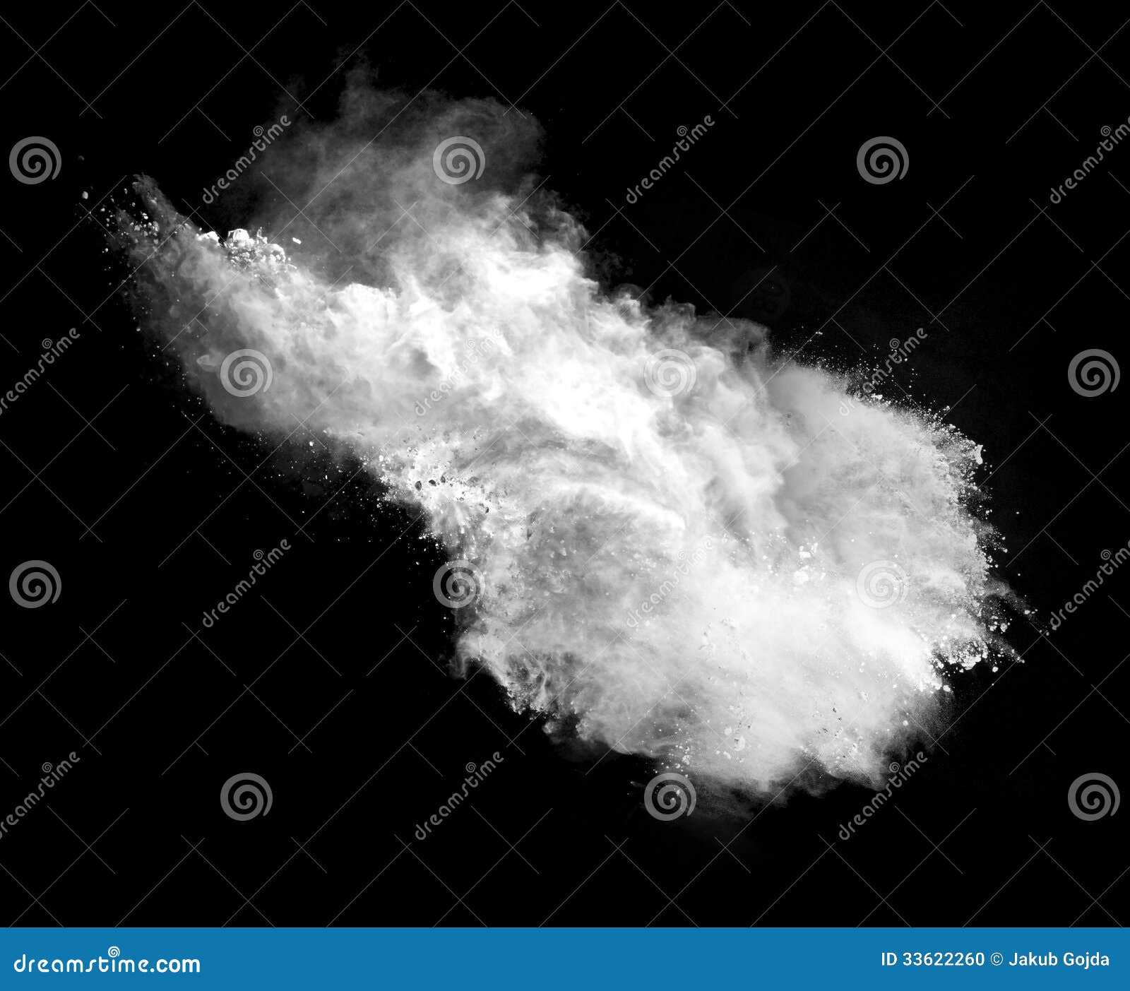 White dust stock photo. Image of chemicial, burst, splatter - 33622260