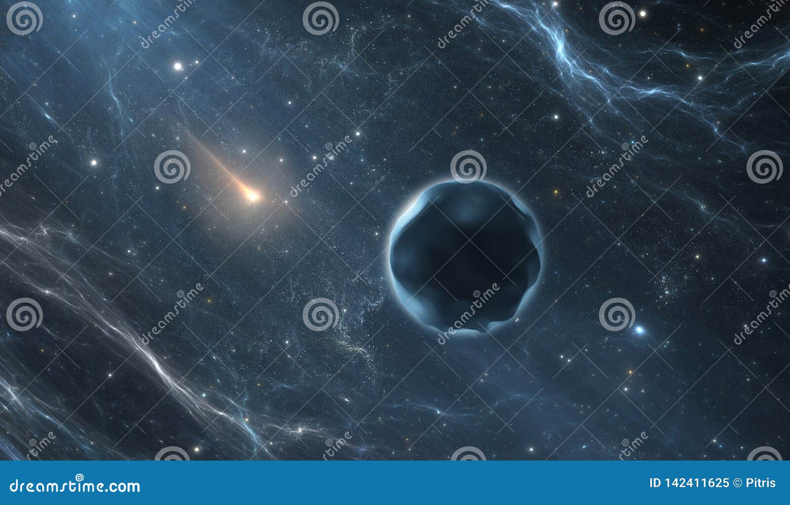 White Dwarf Core, Extinct Star Core Royalty-Free Cartoon ...