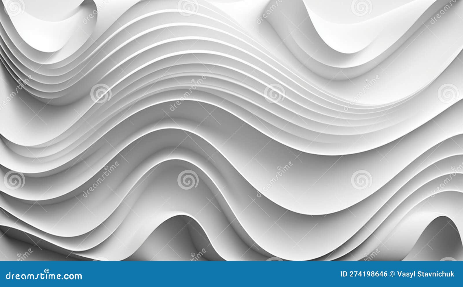 White Dynamic Abstract Wavy Wallpaper Background, Organic Beautiful ...