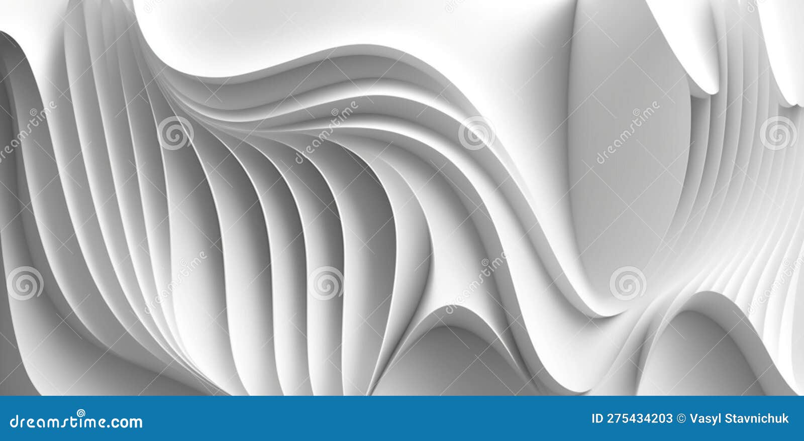 White Dynamic Abstract Wavy Wallpaper Background, Organic White Texture ...