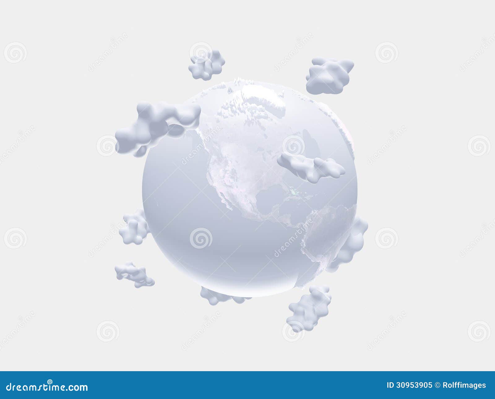 White earth and clouds stock illustration. Illustration of clouds ...