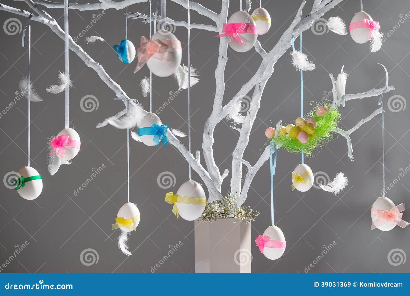 White easter tree stock image. Image of spring, holiday - 39031369