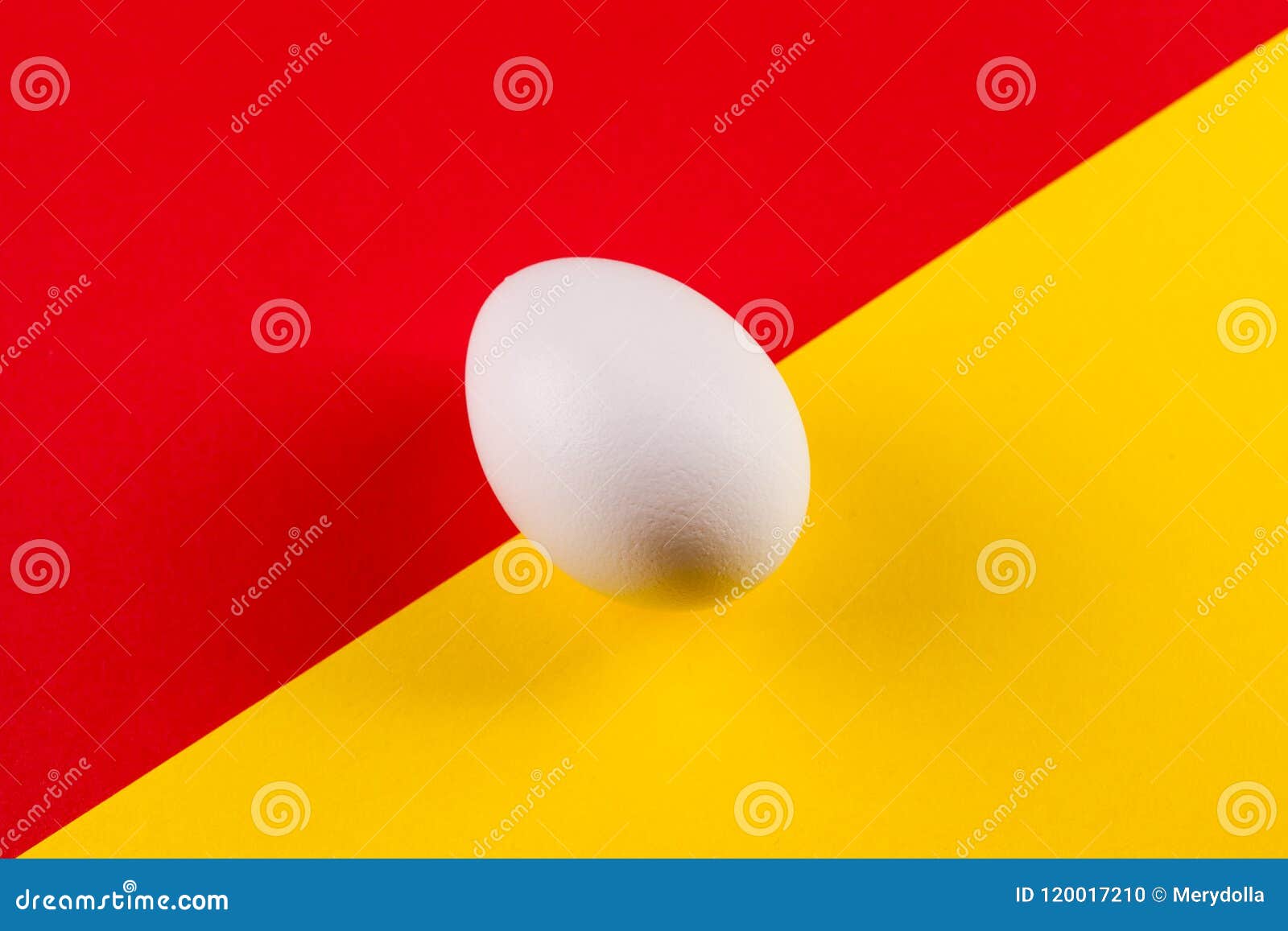 White Egg on a Color Background Stock Photo - Image of eggshell, easter ...