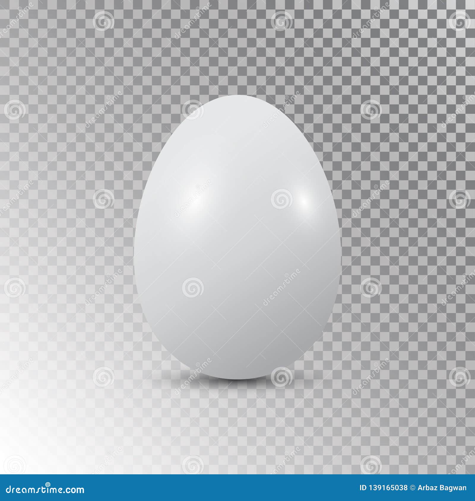 White egg realistic vector stock vector. Illustration of icon - 139165038