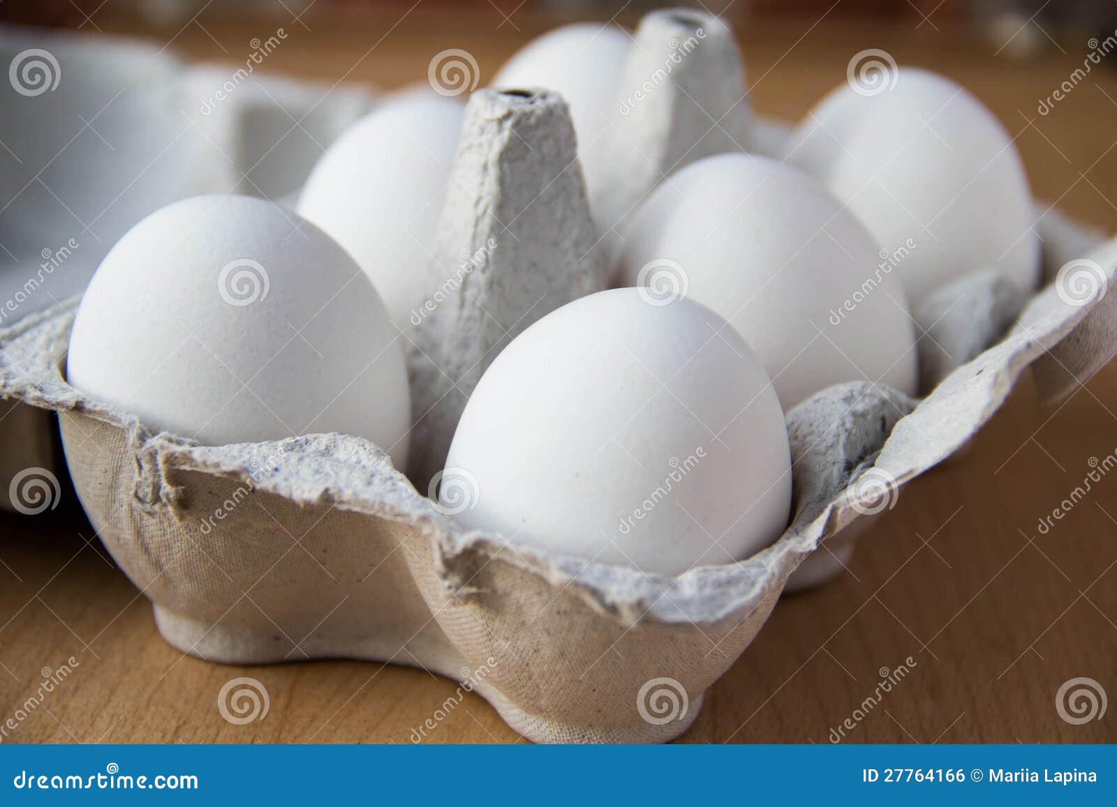 White Eggs In Box Royalty Free Stock Image - Image: 27764166