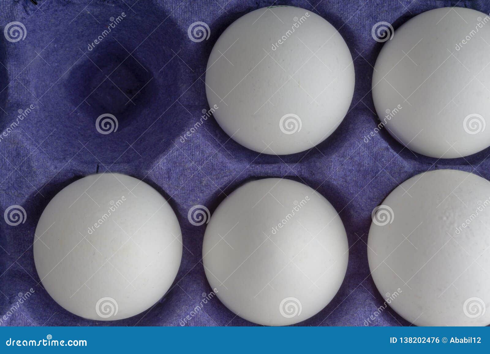 White Eggs Closeup in Egg Tray Stock Photo - Image of illustrative ...
