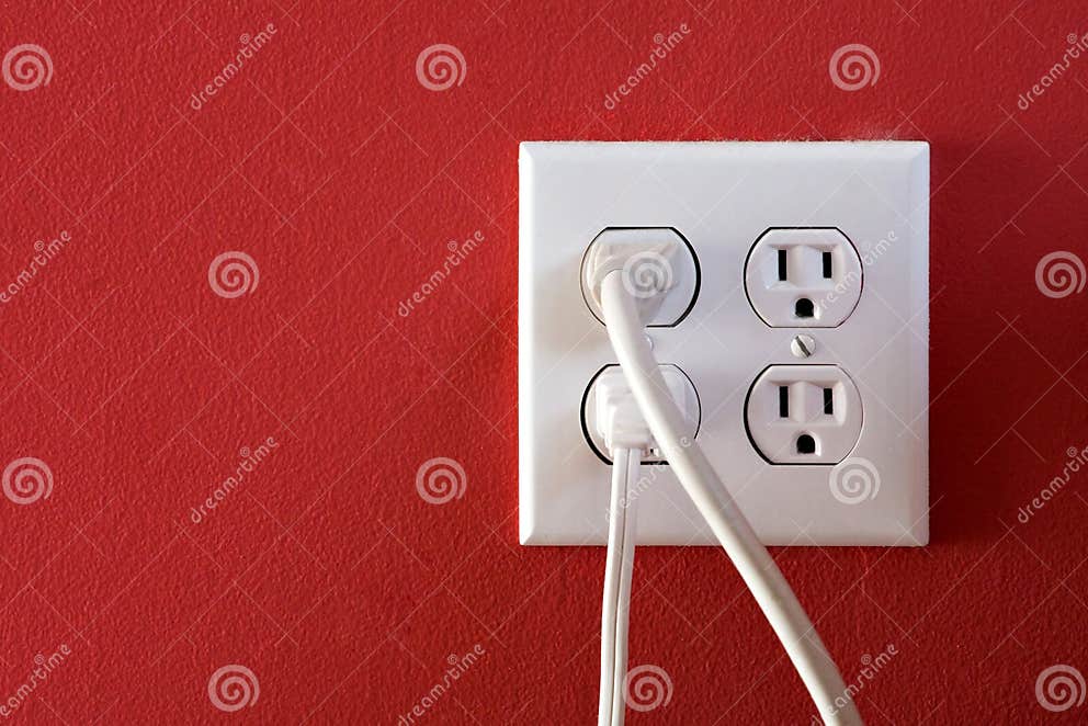 White Electrical Outlets stock image. Image of plugs - 22537029