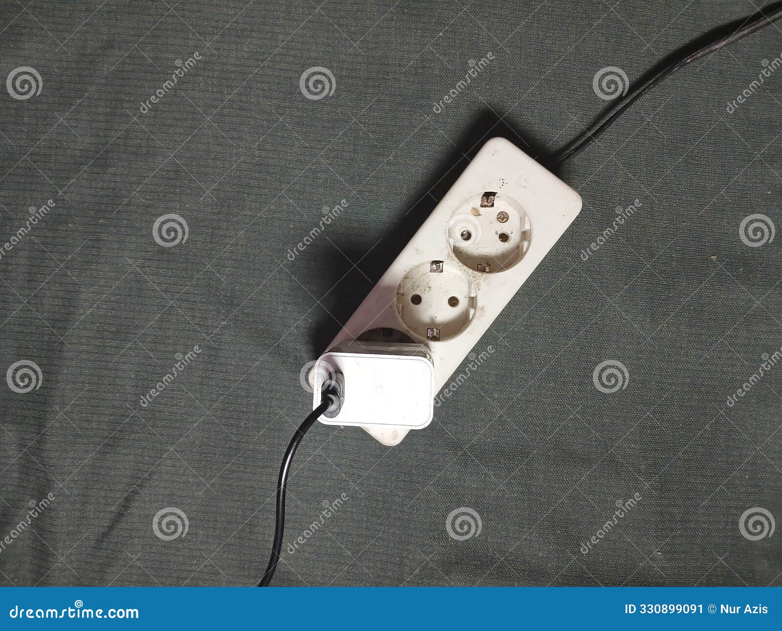 White Electrical Plug in Wall Socket Stock Image - Image of house ...
