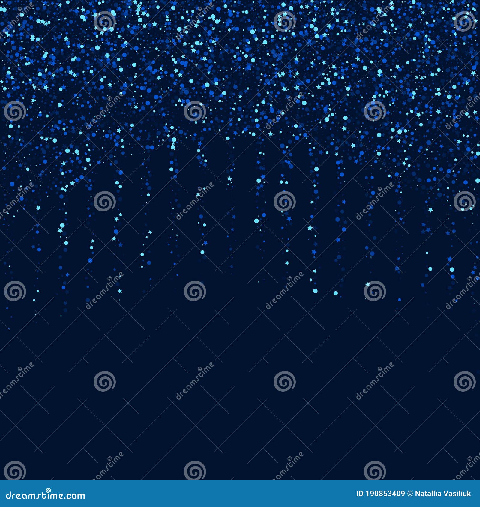 Starry Border Cartoon Vector | CartoonDealer.com #27806625