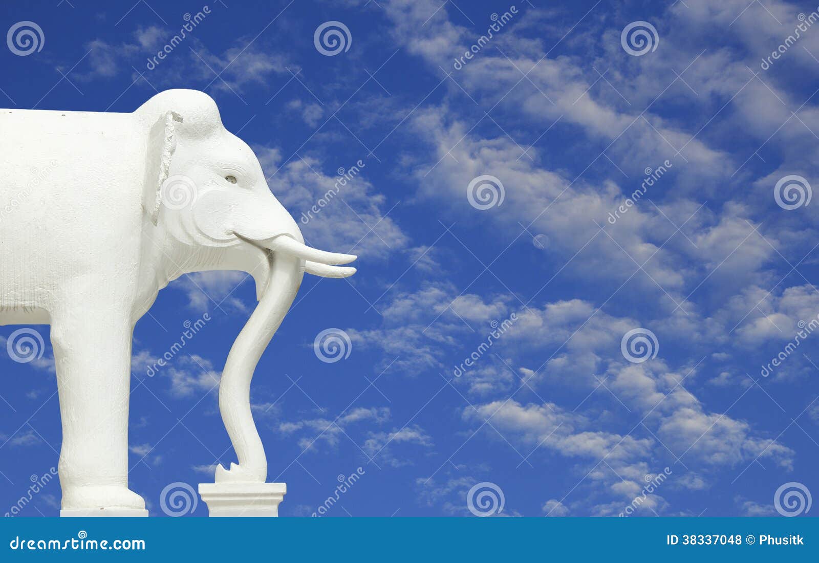 White elephant monument stock photo. Image of east, sculpture - 38337048