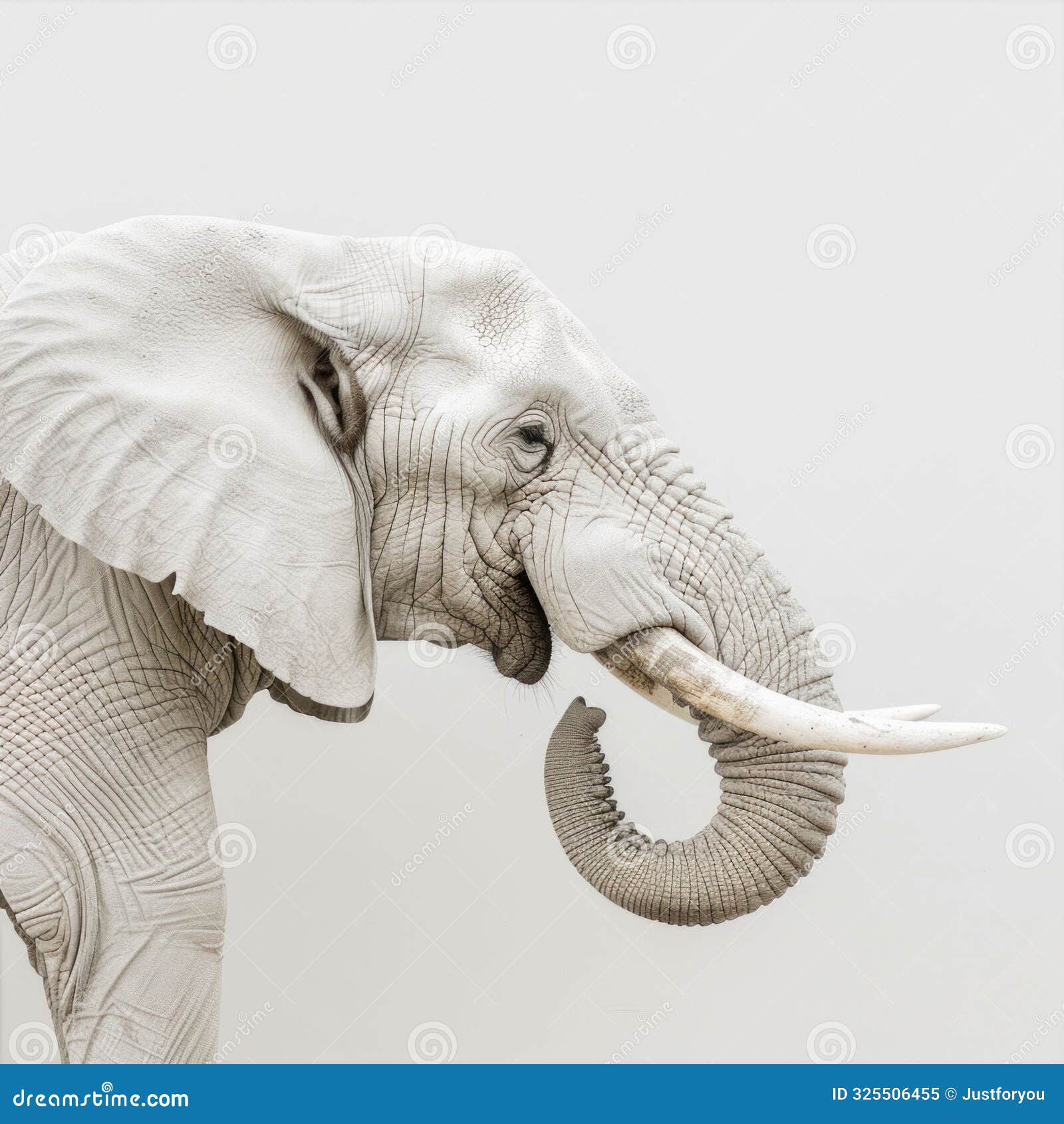 Elephant Profile Silhouette Black Vector Image | CartoonDealer.com ...